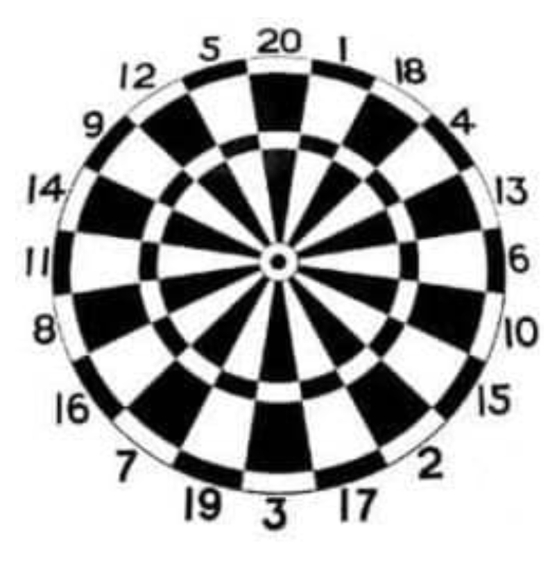 JVD Target Face Dart 80 cm - Archery Warehouse